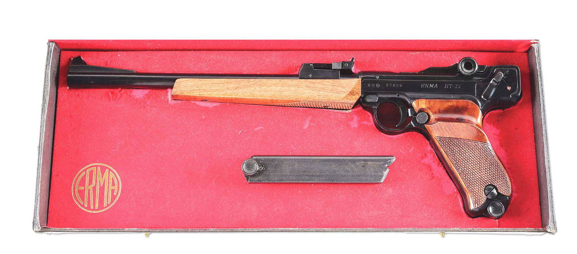 (C) RARE ERMA ET-22 "NAVY LUGER" SEMI-AUTOMATIC .22 LR - Dec 17, 2021 ...