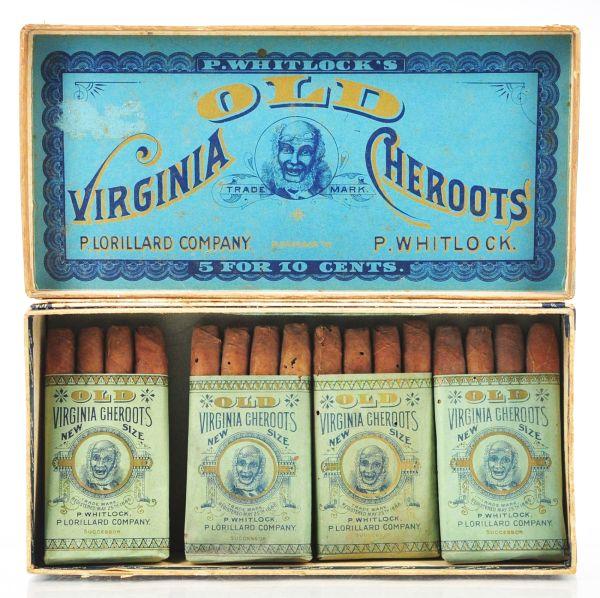 1024: Old Virginia Cheroots Cigar Box.