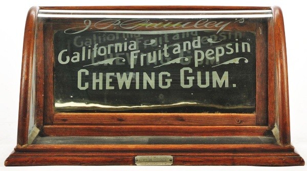 1511: California Fruit & Pepsin Gum Display Case.