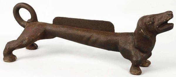 Cast Iron Hubley Dachshund Boot Scraper.