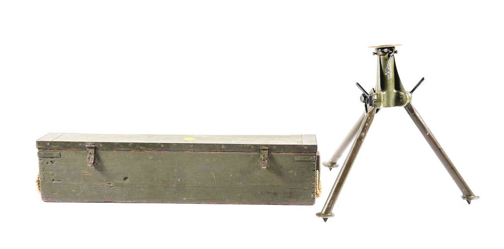 LOT OF 2: VICKERS MK. IV TRIPOD WITH AZIMUTH DISK & (#3027) on Mar 17 ...
