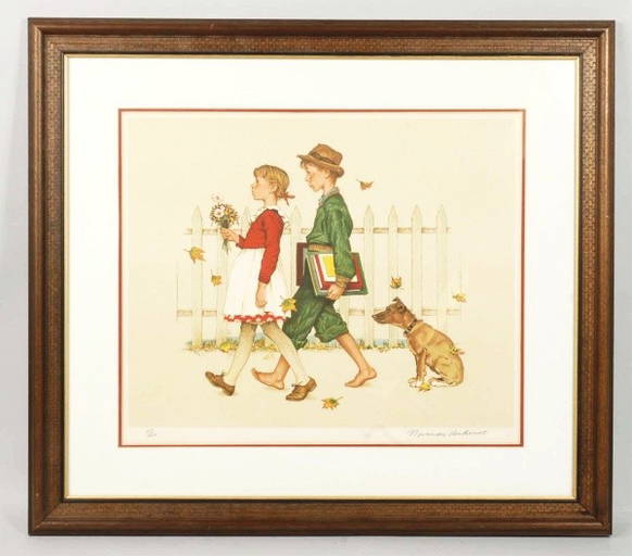 Limited Edition Norman Rockwell Print.