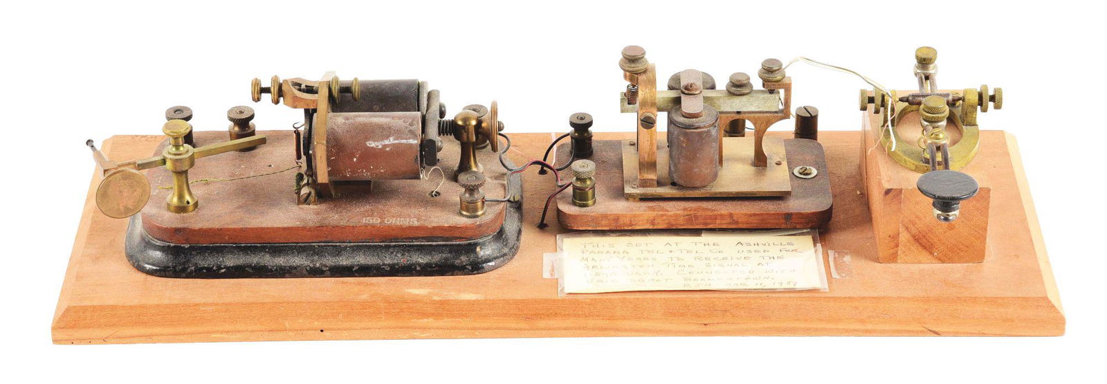 Railroad Telegraph Set.