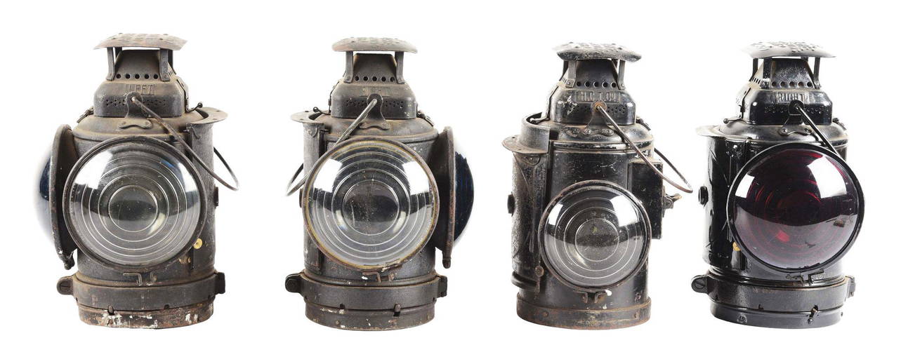 LOT OF 4: LOCOMOTIVE CLASSIFICATION LAMPS. (#1260) on Mar 29, 2022 ...