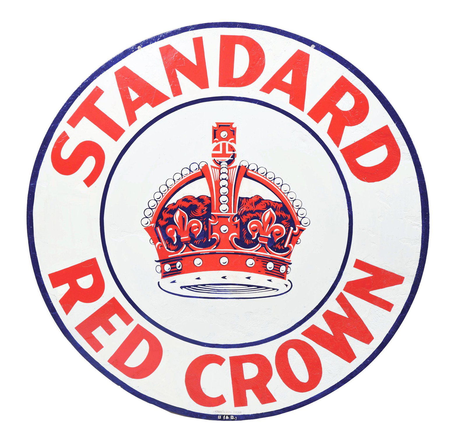 Standard Red Crown Gasoline Porcelain Service Station