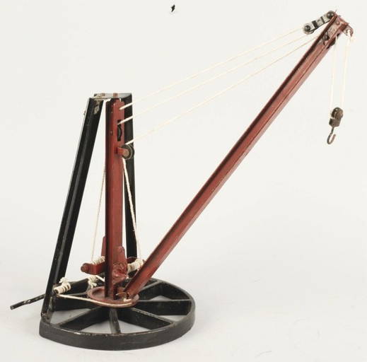 Pressed Steel Buddy L Small Derrick Crane.