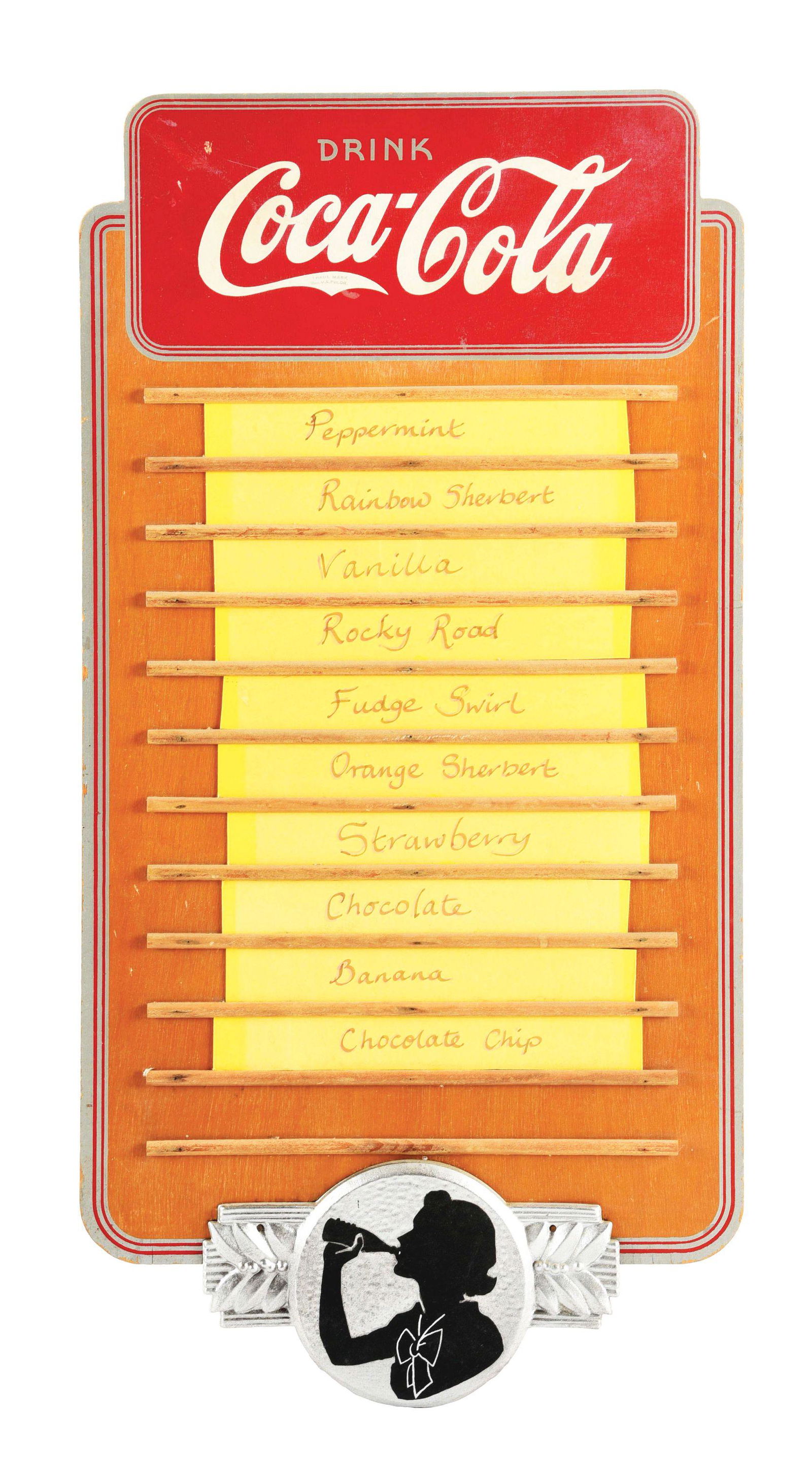 COCA-COLA MENU BOARD FROM KAY DISPLAYS. (#1700) on May 04, 2022 | Dan Morphy Auctions in PA