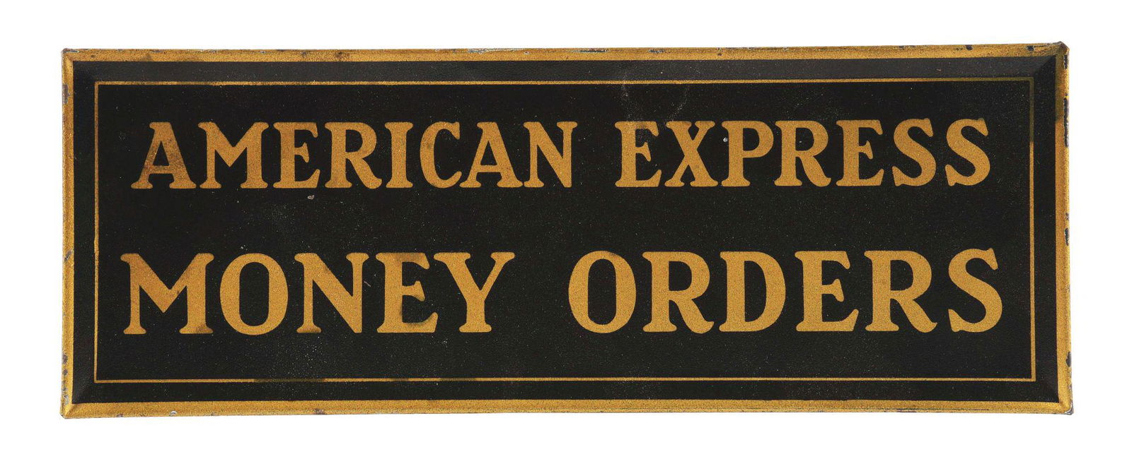 AMERICAN EXPRESS MONEY ORDERS TIN COUNTERTOP DISPLAY SIGN. (#2192) on ...