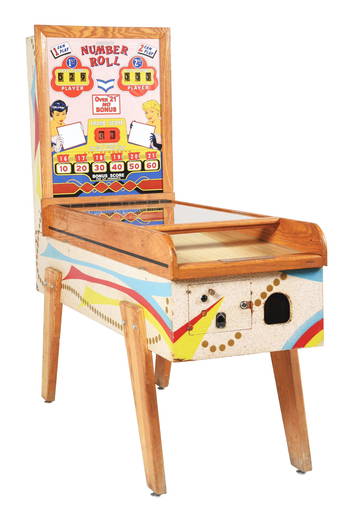 10¢ Genco's Sweet Number Roll Arcade Game.