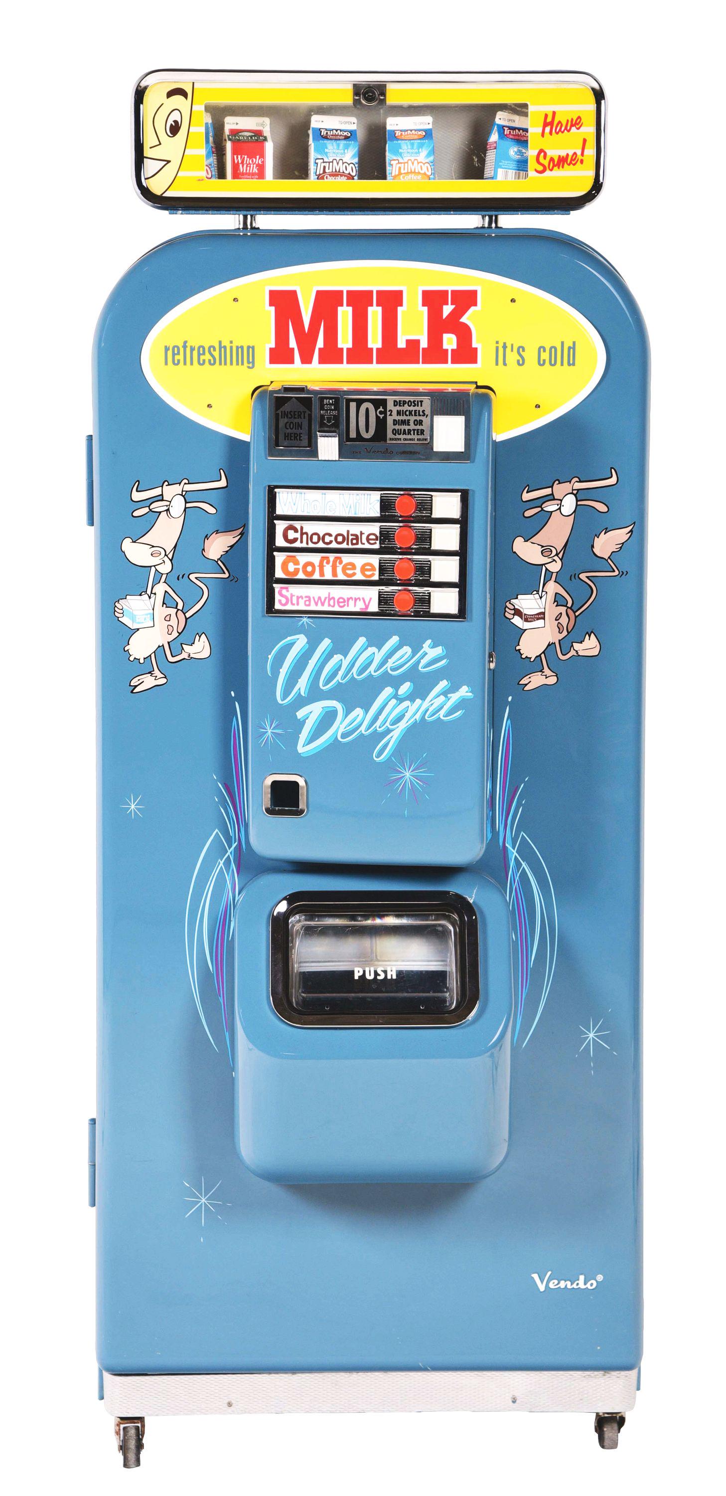 10¢ RESTORED VENDO STANDARD MILK VENDOR VENDING MACHINE. (#3343) on May ...