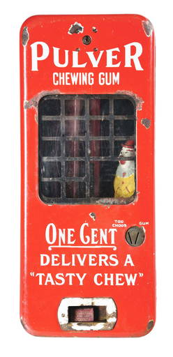 Pulver Chewing Gum Clown Vending Machine.