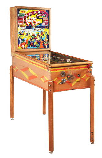 5¢ Gottlieb Knock Out Pinball Machine C. 1950.