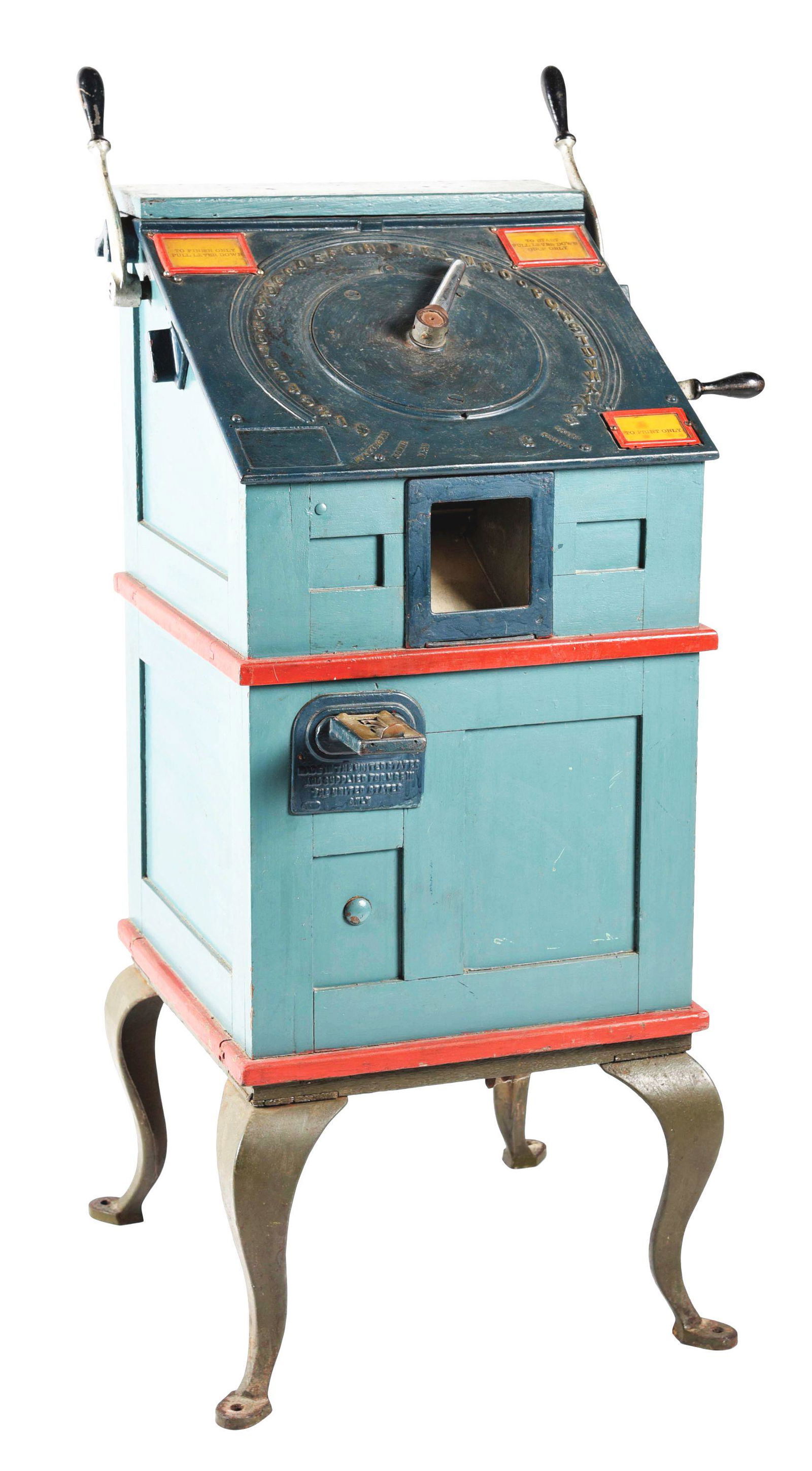 Coin Operated Arcade Stamper Machine.
