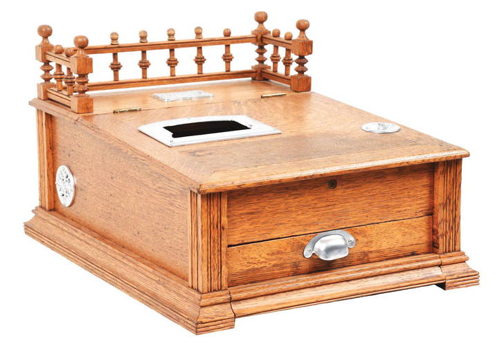 AUTOGRAPHIC CASH REGISTER MADE BY THE UNIVERSAL CASH REGISTER COMPANY ...