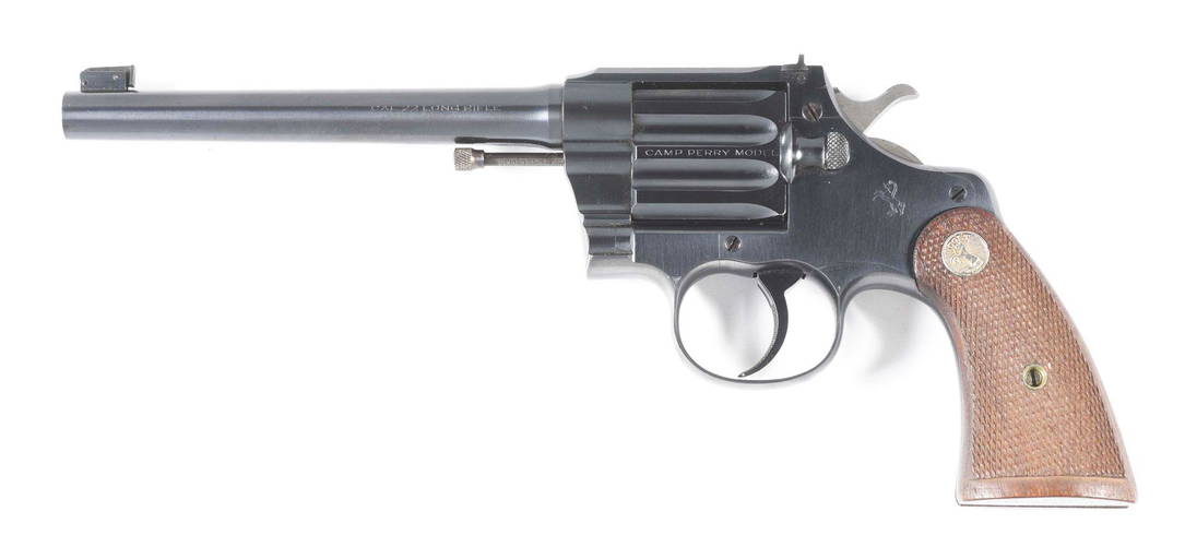 (c) Very Fine Colt Camp Perry Model Single Shot Pistol.