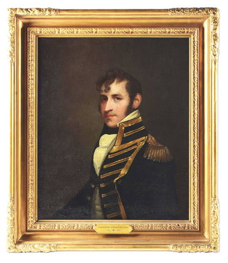 PORTRAIT OF STEPHEN DECATUR FROM FAMILY OF USN COMMODORES OLIVER HAZARD ...