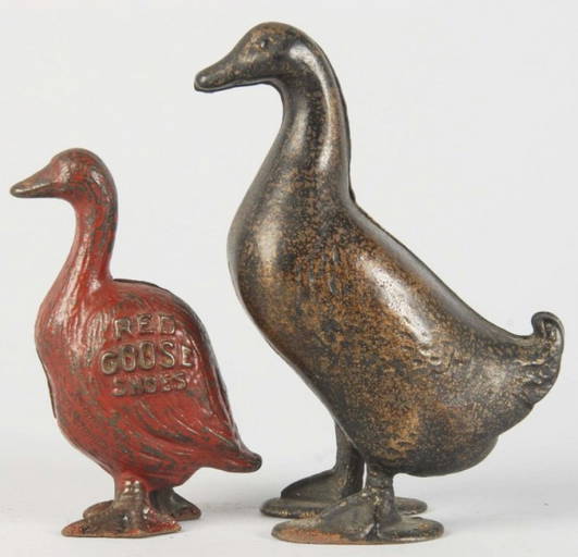 143: Lot of 2: Cast Iron Goose & Duck Still Banks. - Apr 29, 2011 | Dan ...