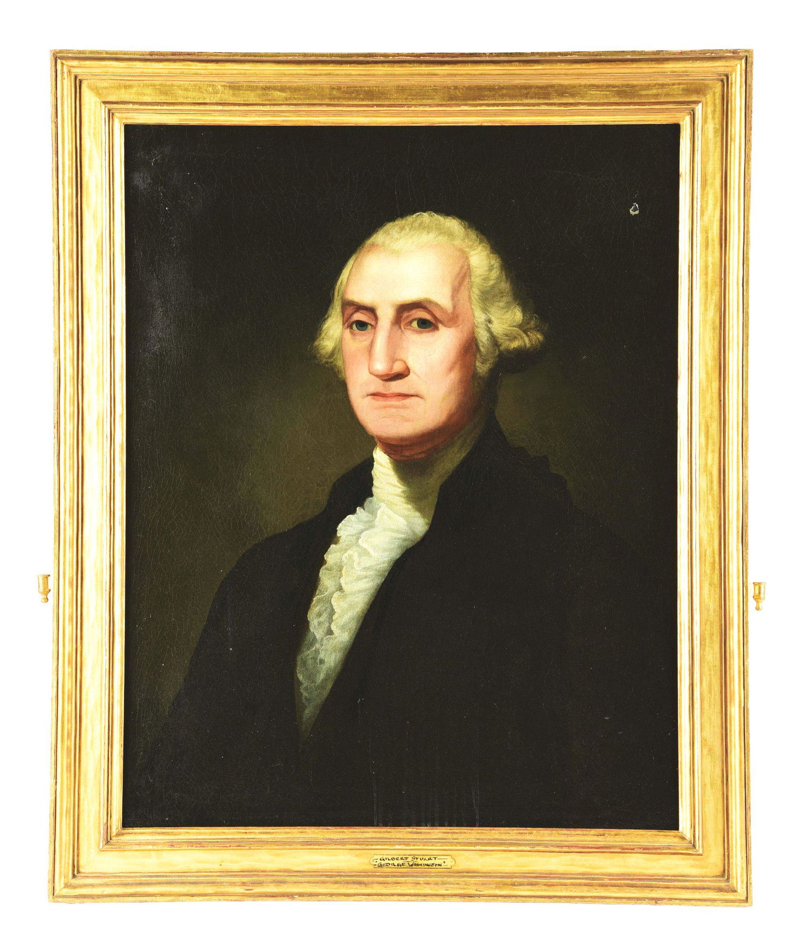 ATTRIBUTED TO GILBERT CHARLES STUART (AMERICAN, 1755 - 1828) "GEORGE ...
