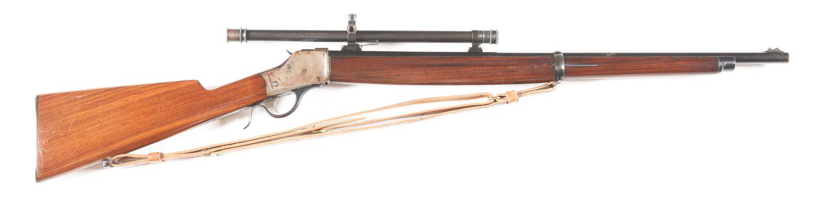 (C) WINCHESTER HIGH WALL WINDER MUSKET SINGLE SHOT RIFLE WITH A5 SCOPE ...