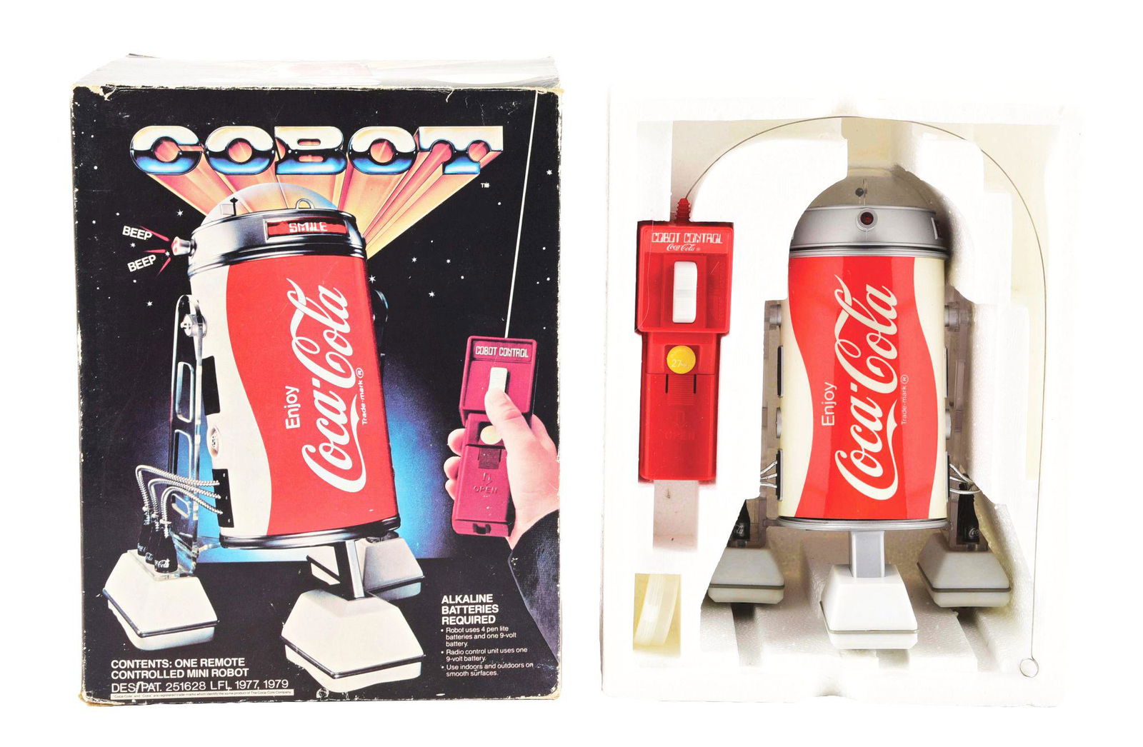 Battery Operated Coca Cola Cobot Robot.