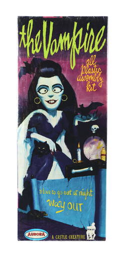 Extremely Rare Aurora The Vampire Model Kit.