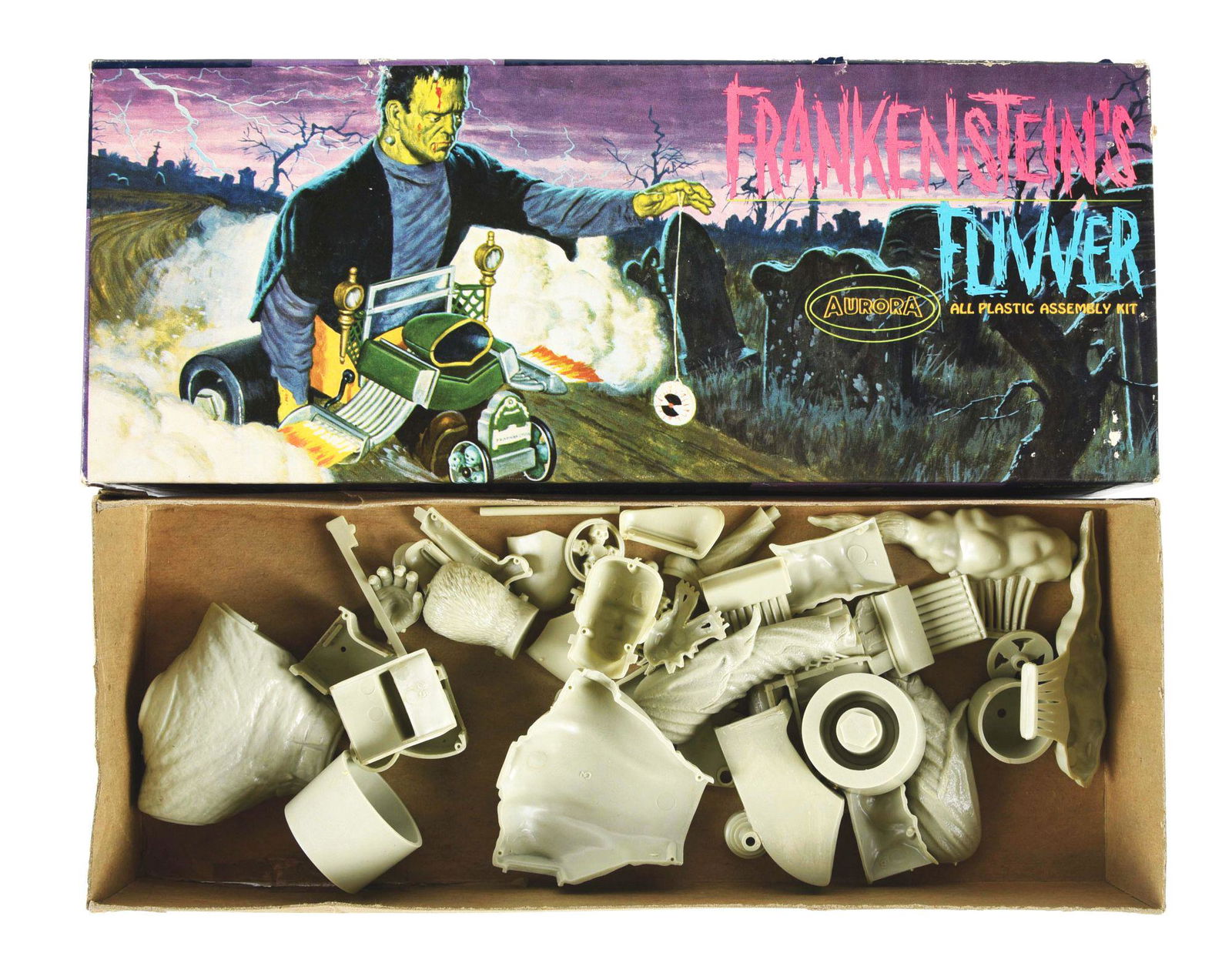 Aurora Frankenstein's Flivver Model Kit.