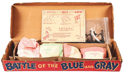 Sealed Marx 4658 Battle Of The Blue & Gray Playset
