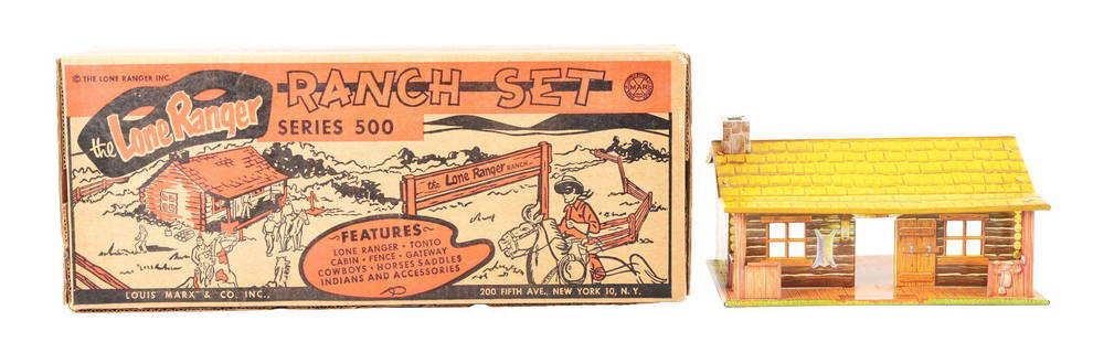 C. 1950's Lone Ranger & Tonto Toy In Original Box