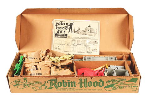 1956 Marx "robin Hood Castle" Play Set