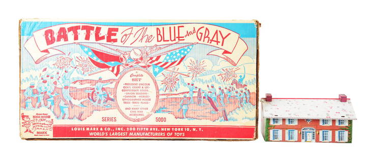Sealed Marx 4658 Battle Of The Blue & Gray Playset