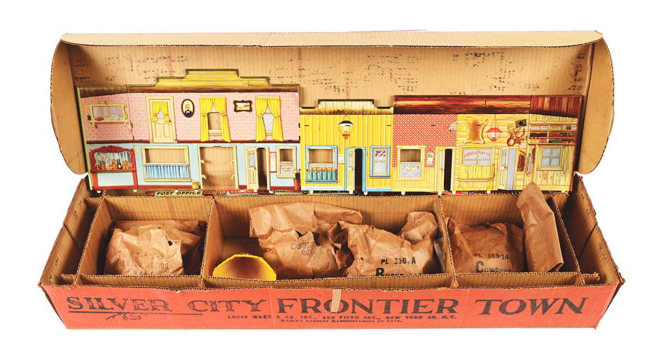 Marx Silver City Frontier Town Play Set.