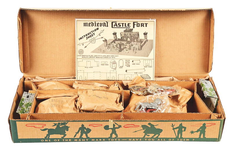 Marx Medieval Castle Fort Play Set.