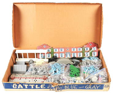 Sealed Marx 4658 Battle Of The Blue & Gray Playset