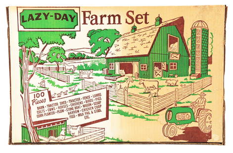 Marx Farm Play Set.