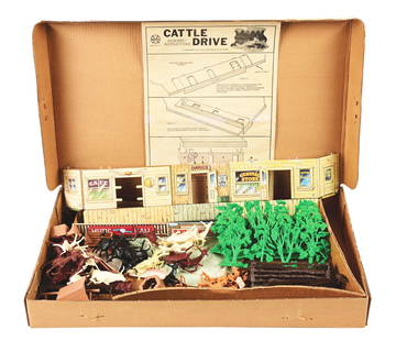 Marx For Sears Custer's Last Stand Play Set.