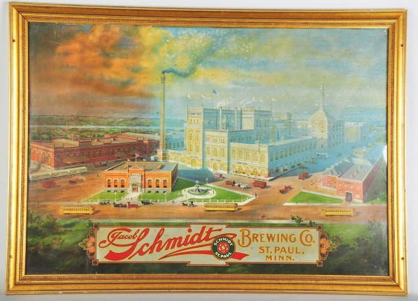 Jacob Schmidt Brewing Company Sign.