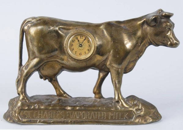 St. Charles Evaporated Milk Cow Clock.