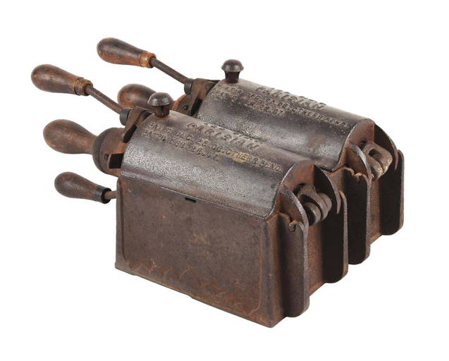 Cast Iron Ice Cream Cone Maker.