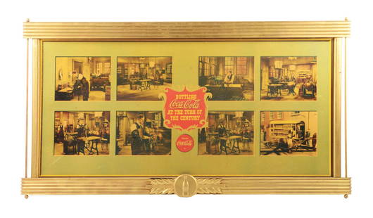 Coca Cola Toonerville Cardboard Cutout Window Display.