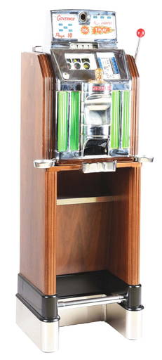 25¢ Jennings The Governor Light Up Console Slot Machine.