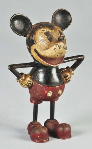 Cast Iron Disney Mickey Mouse Still Bank.