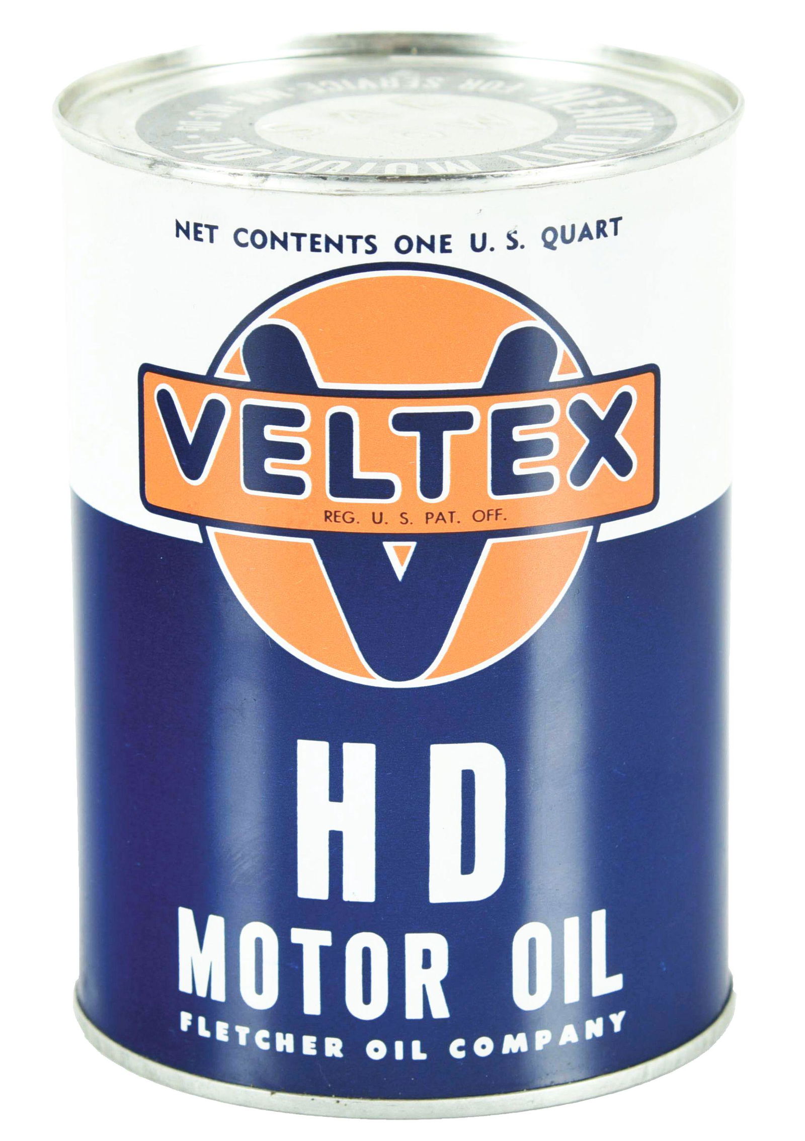 Veltex Hd Motor Oil One Quart Can.