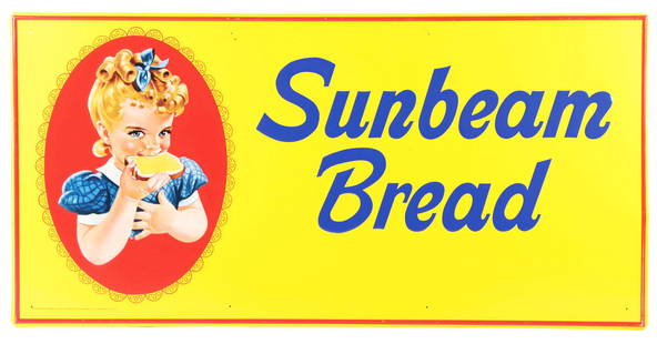 Framed Heavily Embossed Merita Bread Sign