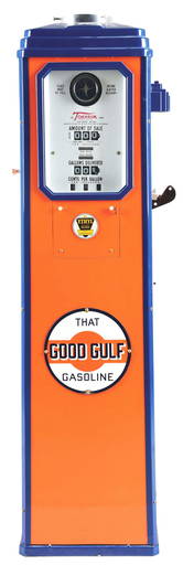Tokheim Model #876 Gas Pump Restored In Gulf Gasoline.
