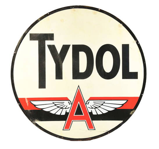Double Sided Porcelain Tydol Sign.