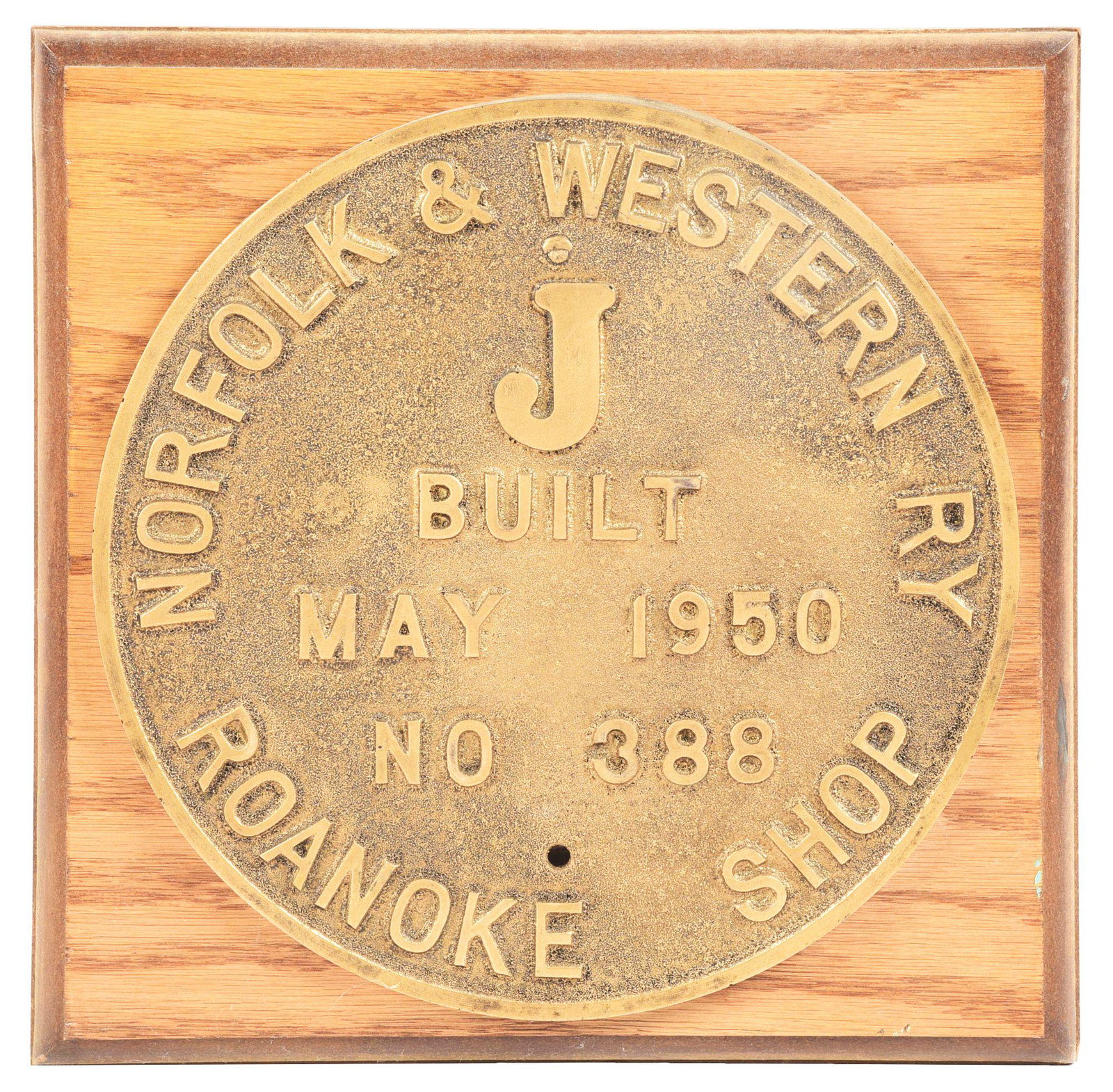 STEAM LOCOMOTIVE BUILDER'S PLATE REPRODUCTION. - Oct 03, 2022 | Dan ...