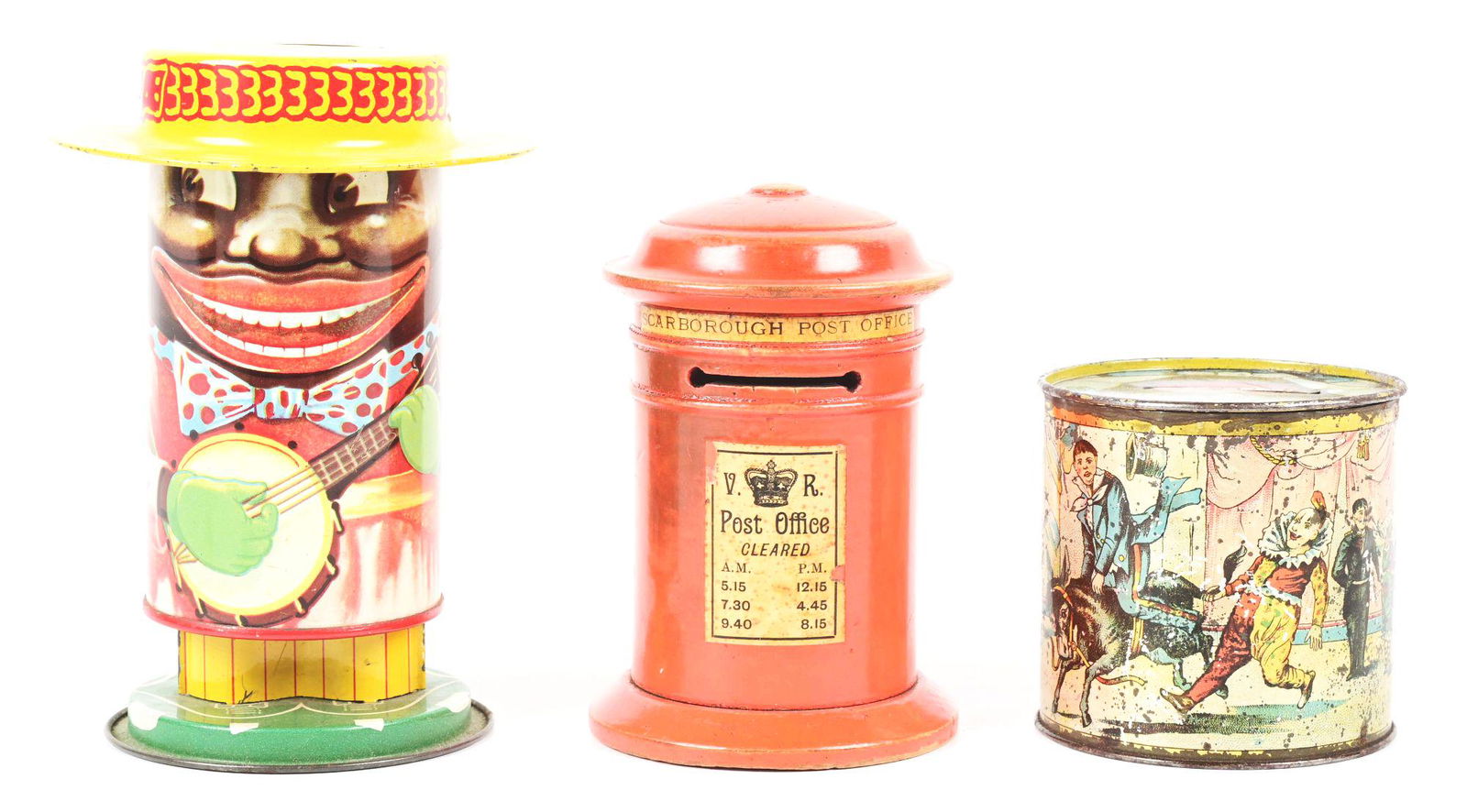 LOT OF 3: TIN BANKS. - Sep 19, 2022 | Dan Morphy Auctions in PA