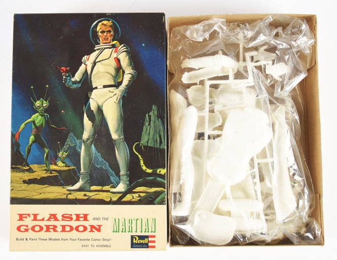 Revell Flash Gordon And The Martian Model Kit.