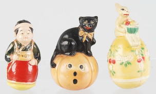 CELLULOID BULLDOG & CAT ROLY POLY - Apr 13, 2019 | Milestone Auctions in OH