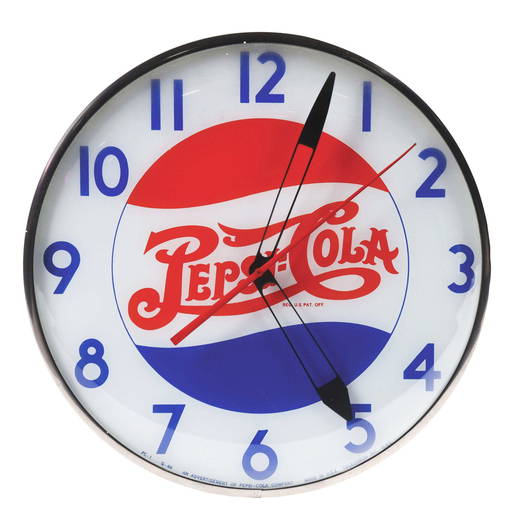 Light Up Pepsi Cola Pam Clock.